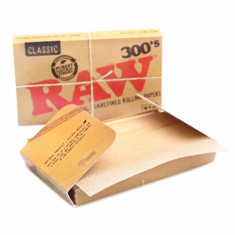 RAW - Natural 300's Rolling Papers - puff it up